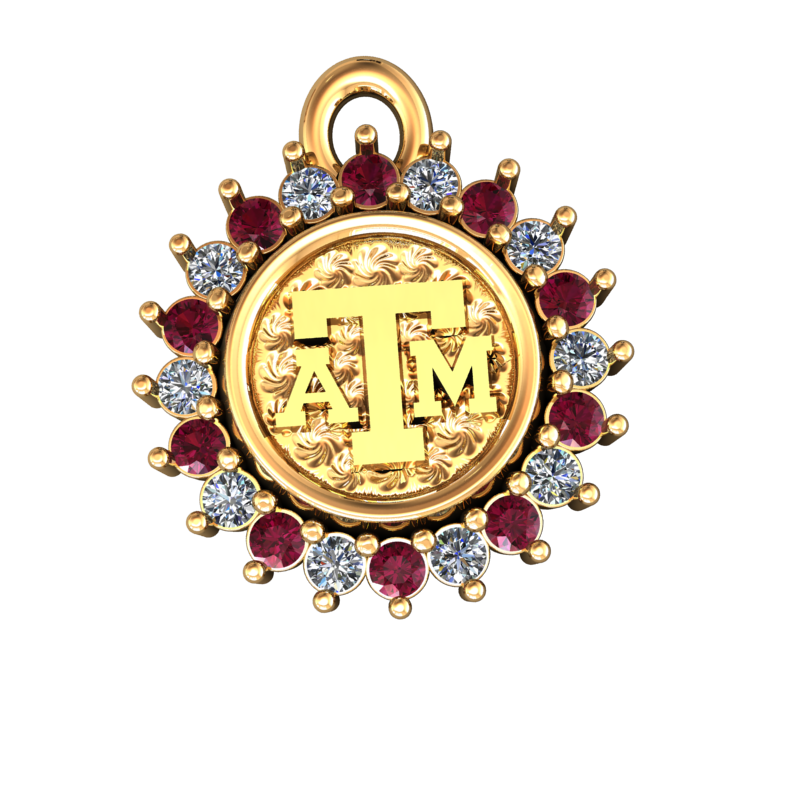 Aggie Mom Coin Pendants - Relentless Design LLC